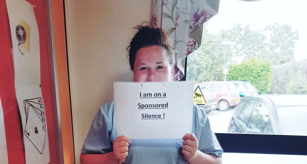 SHHH – KATIE’S SILENCE BOOSTS RESIDENTS’ FUND | Camelot Care Dementia ...